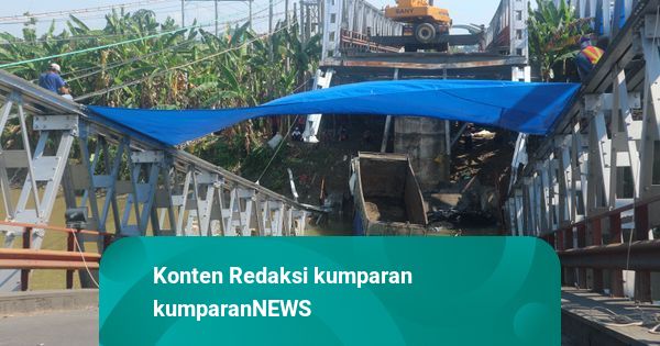 Perbaikan Jembatan Widang Tuban yang Ambruk Perlu Waktu 1,5 Bulan ...